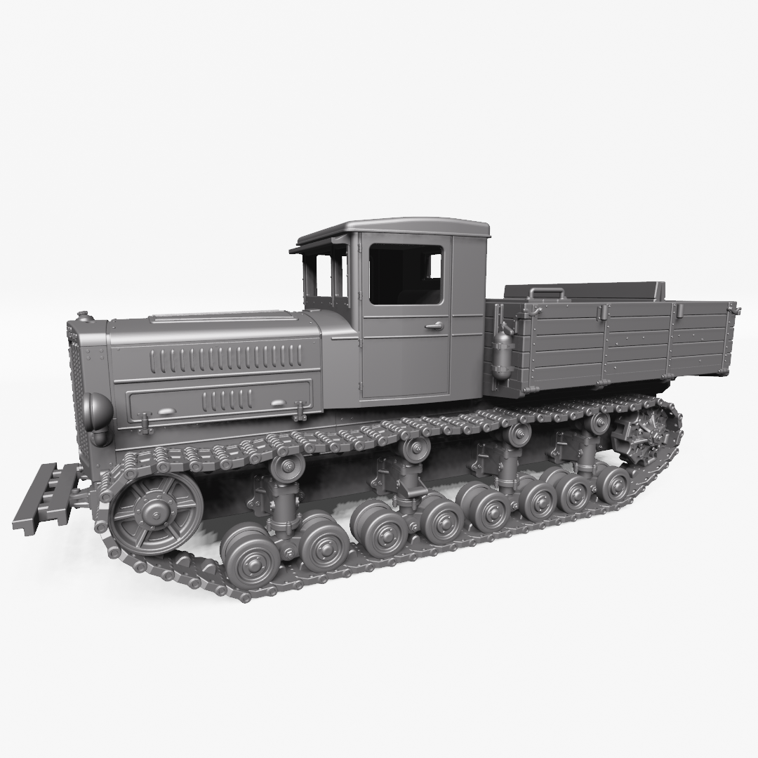 Komintern Artillery Tractor (USSR) - Heavy Transporter - WW2 - Russian