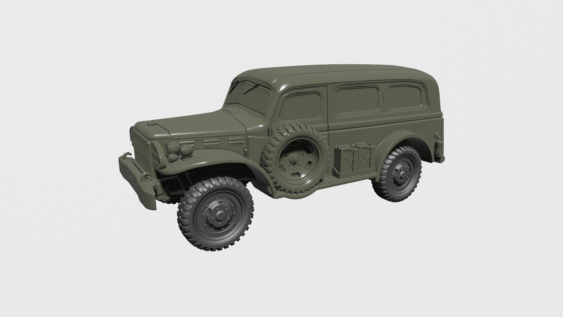 Dodge WC-53 Carryall - US Army - wargame3d - 28mm Scale