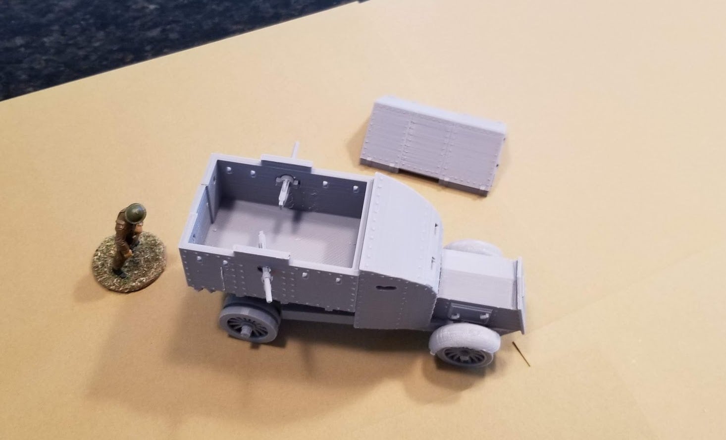 Greek Vickers Peerless Armoured Car - 28mm Scale - Great for Table Top