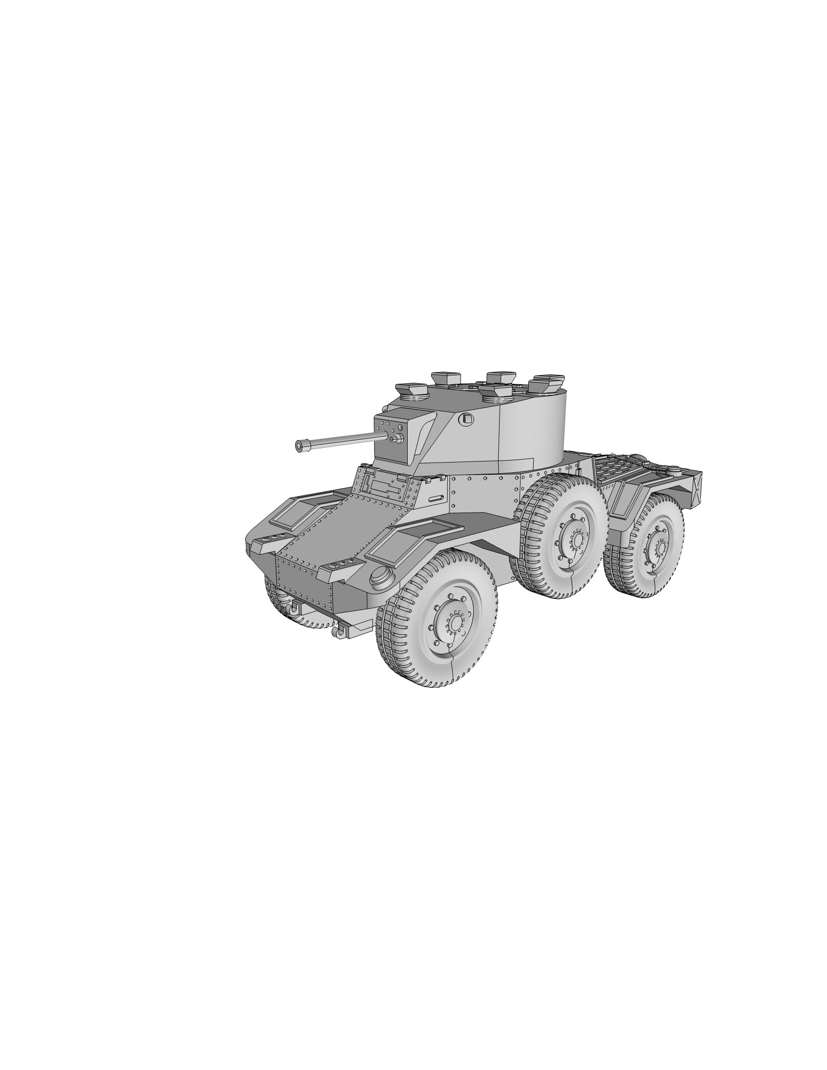 Panhard 178B - French Army - wargame3d- 28mm Scale