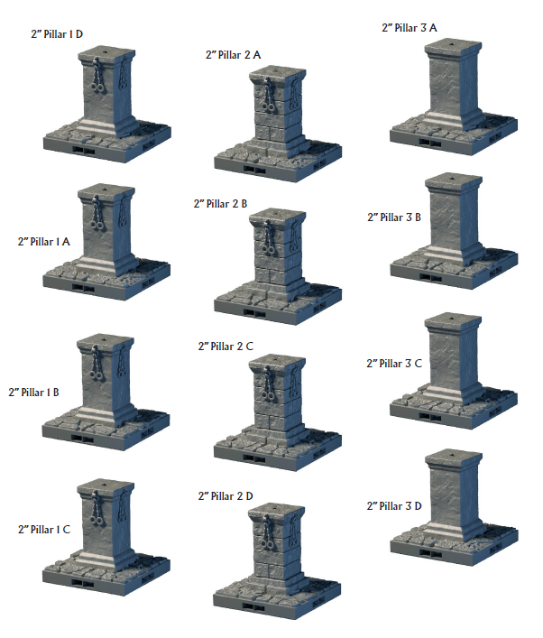 Pillars - Lost Dungeons - DragonLock - DND - Pathfinder - RPG - Dungeo