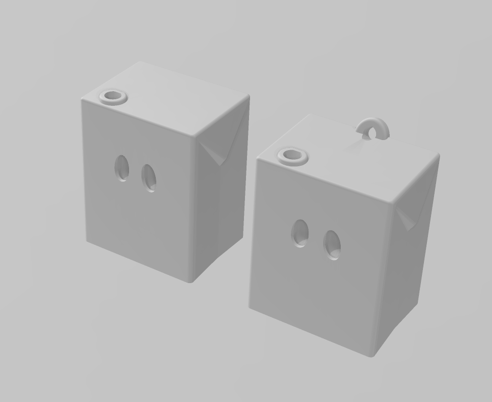 Juice Box - Articulated - Keychain - Desk Ornament - ZOU3D