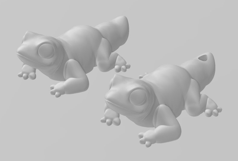 Lizard Sculpture - Articulated - Keychain - Desk Ornament - ZOU3D