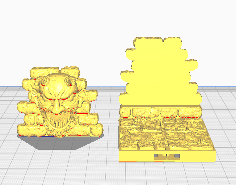 Laughing Demon Wall - 28 mm / 1" - DragonLock - DND - Pathfinder - RPG