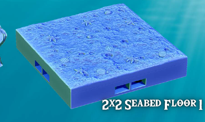 Seabed Coral Floors 2x2 - Pathfinder - Dungeons & Dragons - RPG - Tabl