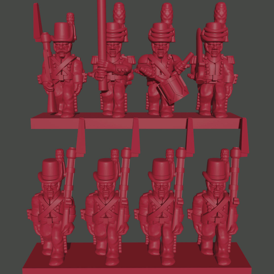 Danish Line Infantry (1803-08) - 2 Strips - Henry Turner