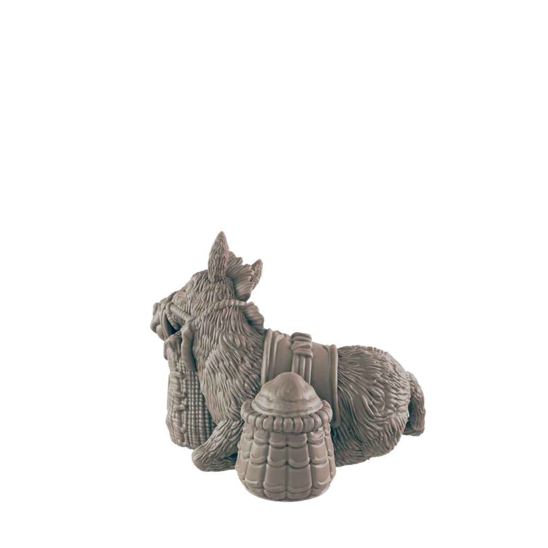 Lazy Donkey - Everyday Folk - Minis - EC3D - - Dungeons & Dragons - RP
