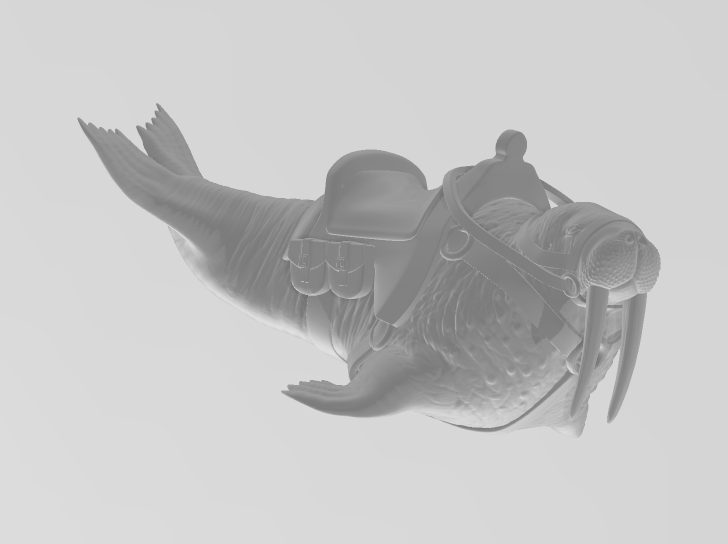 Walrus Mount - DND - Pathfinder - Dungeons & Dragons - RPG - Tabletop
