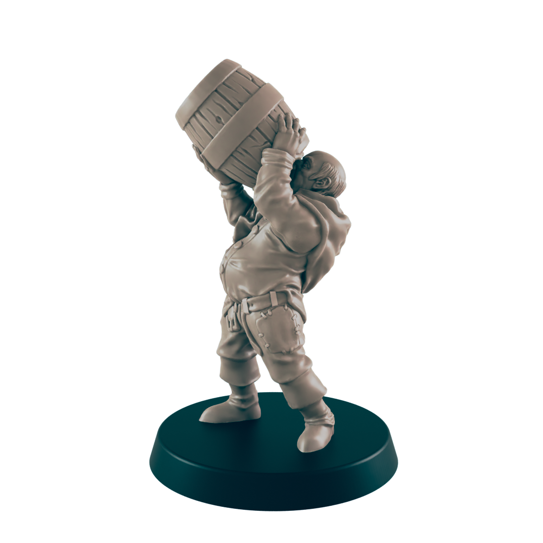 Human Male Drunkard - Everyday Folk - Mini - EC3D - - Dungeons & Drago