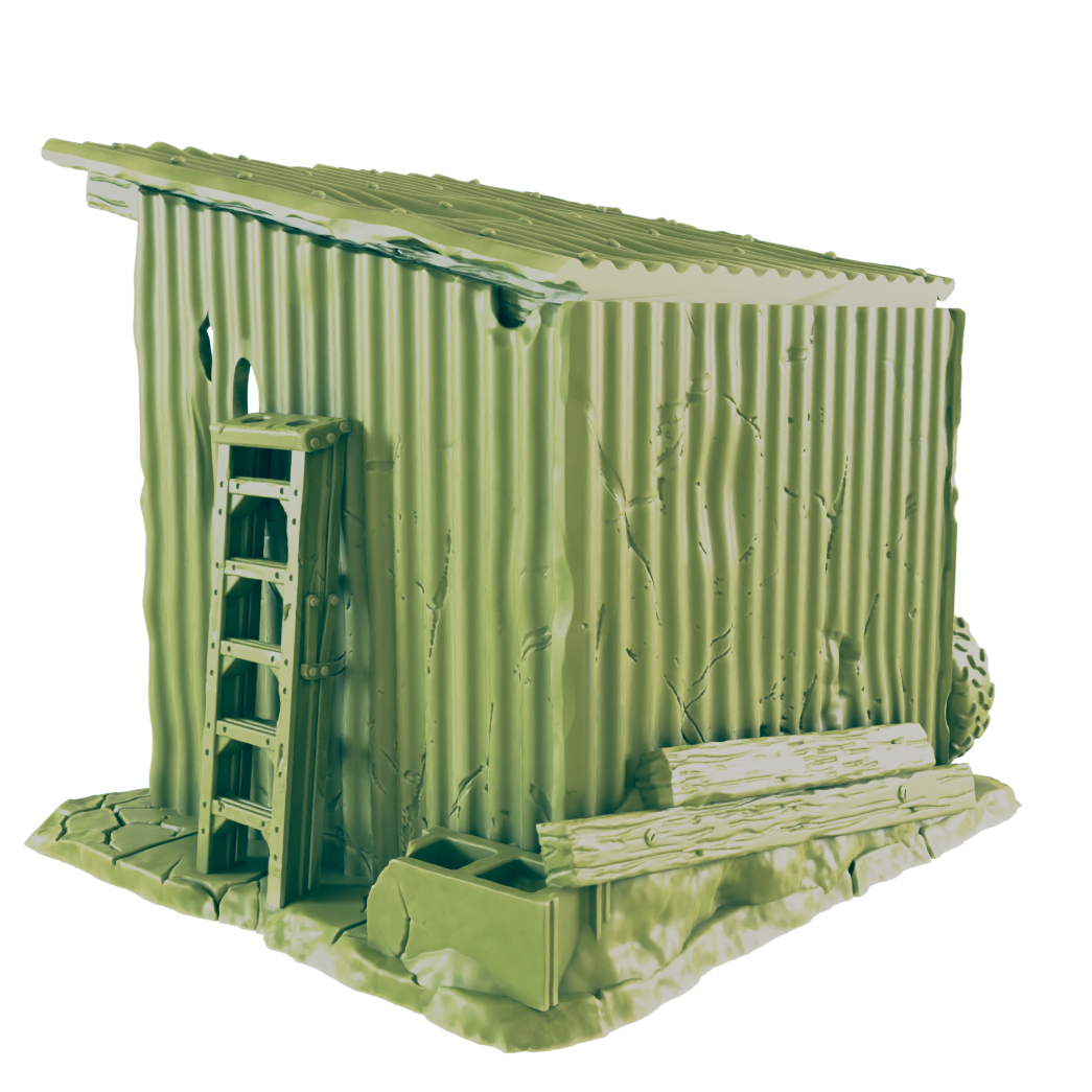 Shack - Return to the Badlands - Scatter - EC3D - Cyber Punk - SciFi R