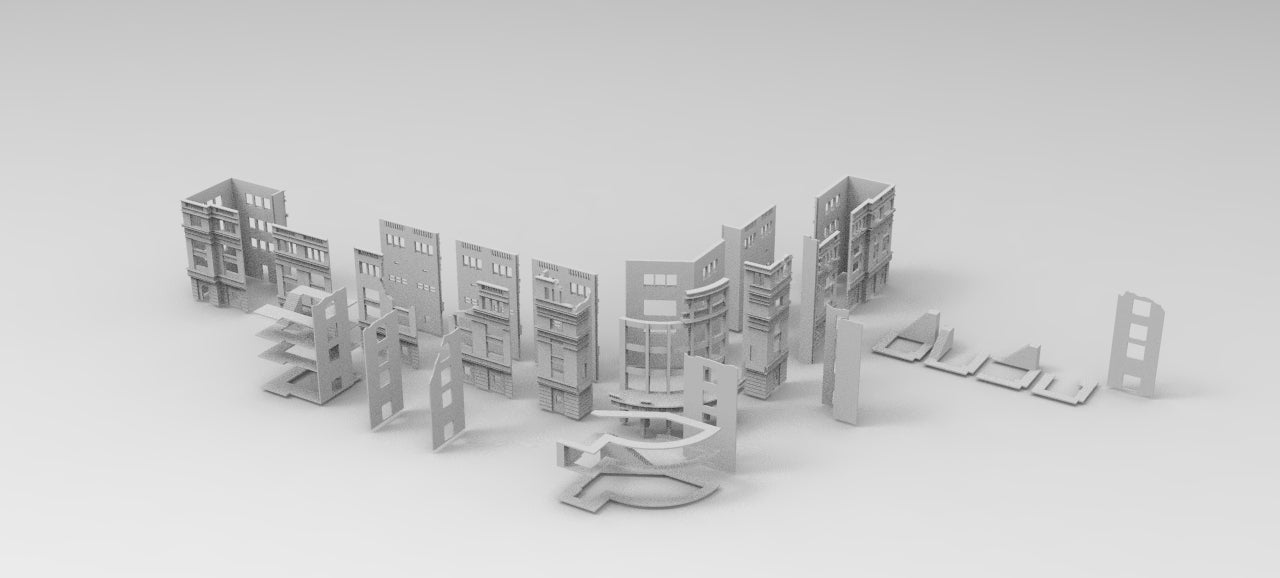 Stalingrad Department Store - EXTREMELY LARGE SET - War Across Europe