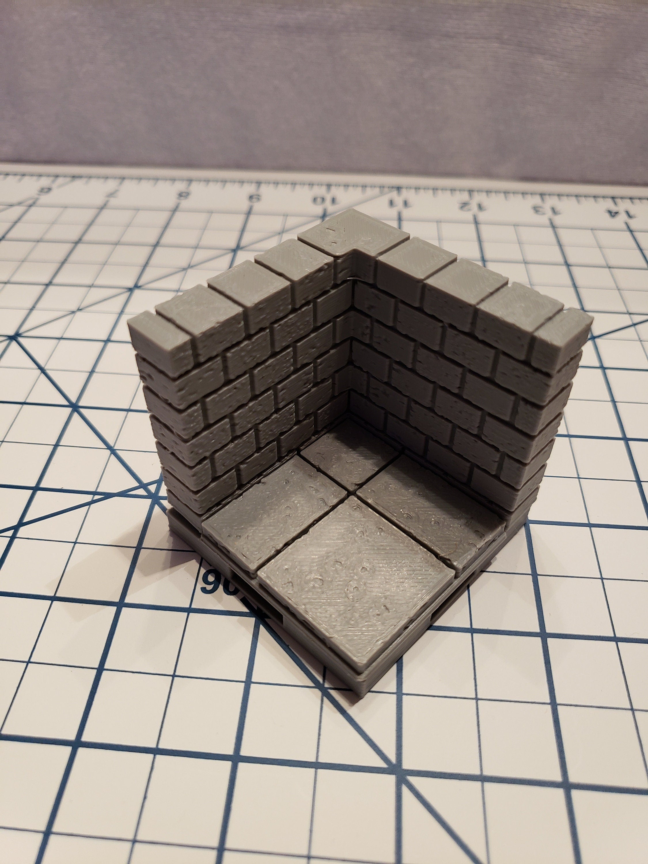 Cut Stone Corner Walls - OpenLock or DragonLock - Openforge - DND - Pa