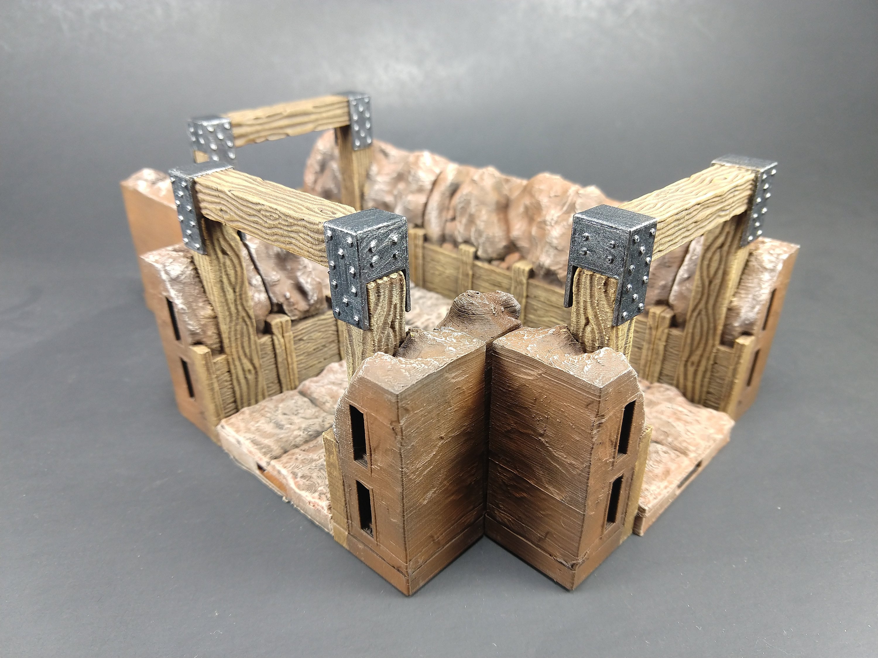 Mine Wall Tiles - OpenLock or DragonLock - Openforge - DND - Pathfinde