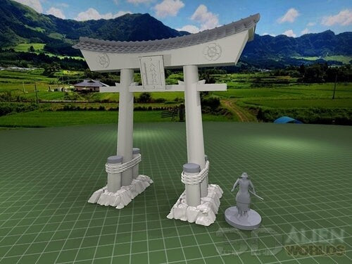 Samurai Tori Gates - DND - Pathfinder - Dungeons & Dragons - - Test of