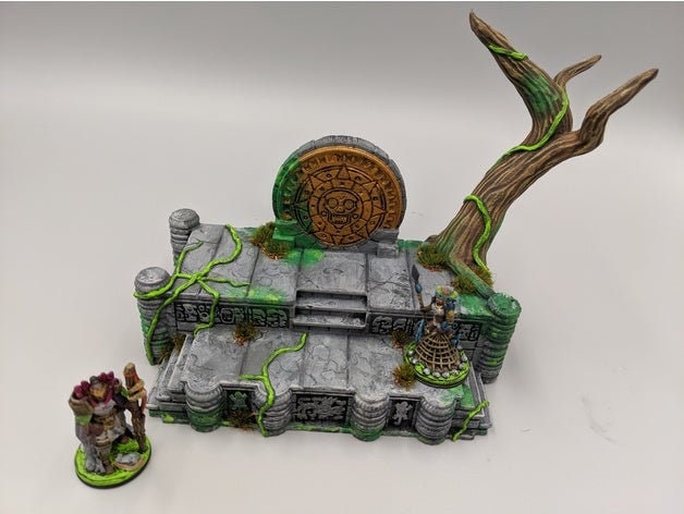 OpenForge - Places of Power - Overgrown Temple - Tabletop - DND - Path