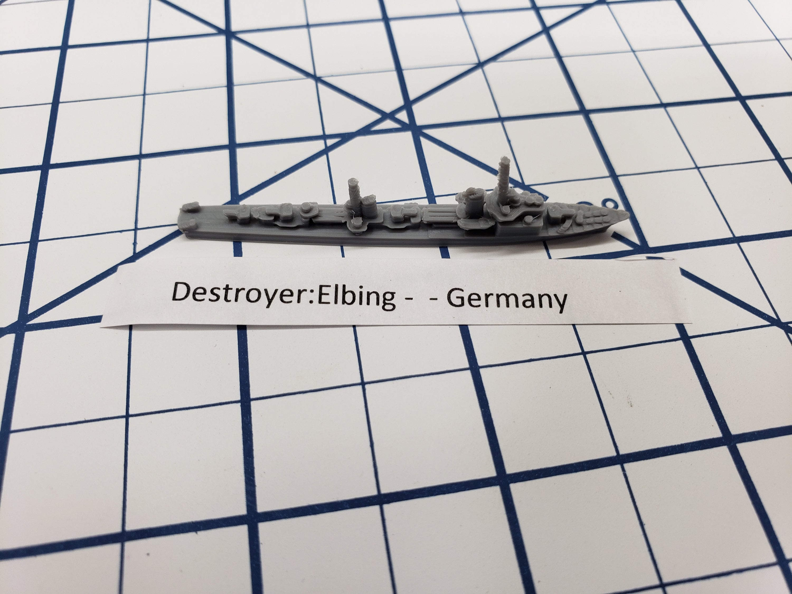 Destroyer - Elbing Class - German Navy - Wargaming - Axis and Allies