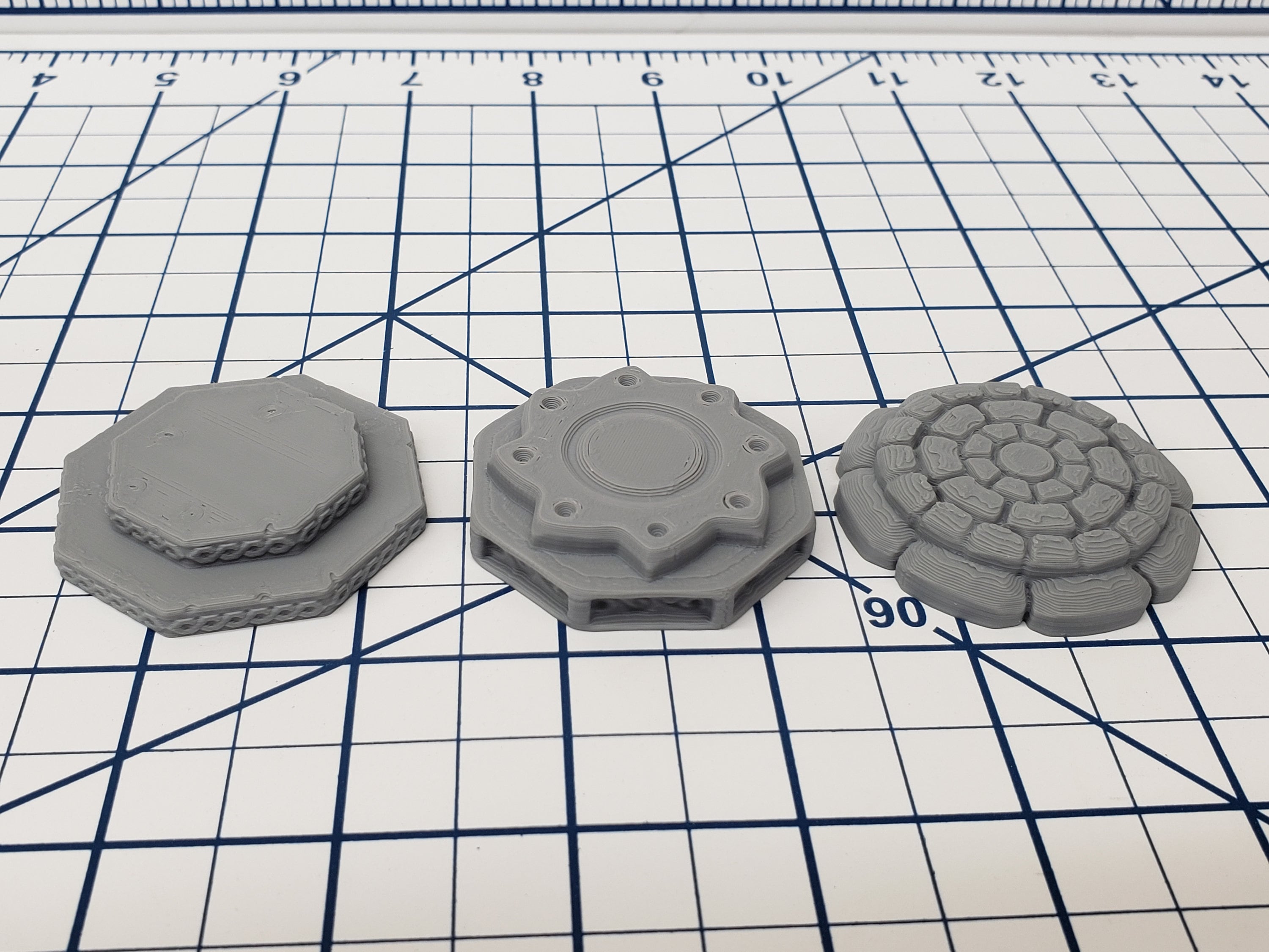 Set of 3 Dais - DND - Pathfinder - RPG - Dungeon & Dragons - Terrain
