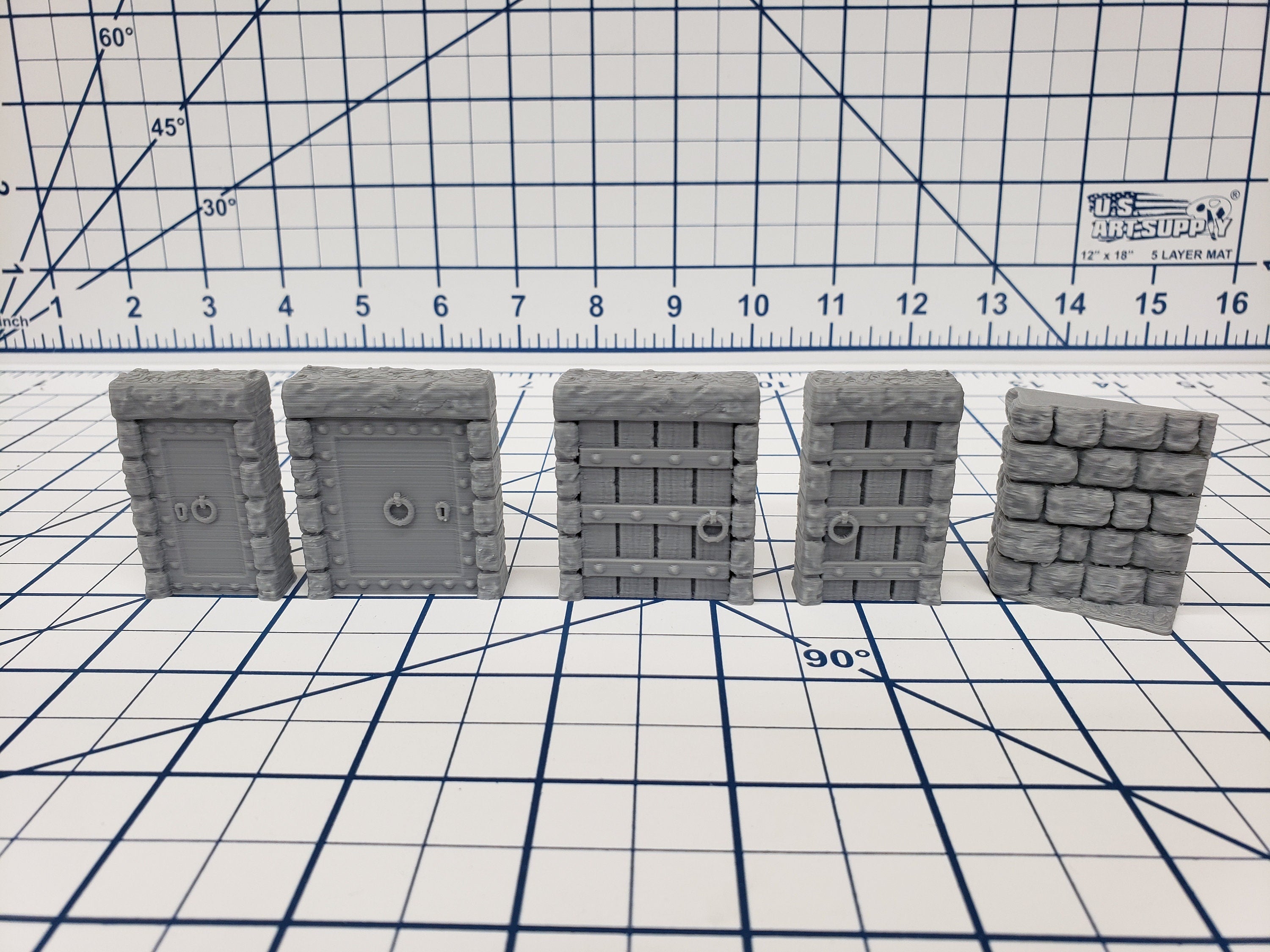 Dungeon Stone - Free Standing Door Set - Fat Dragon Games - DND - Path