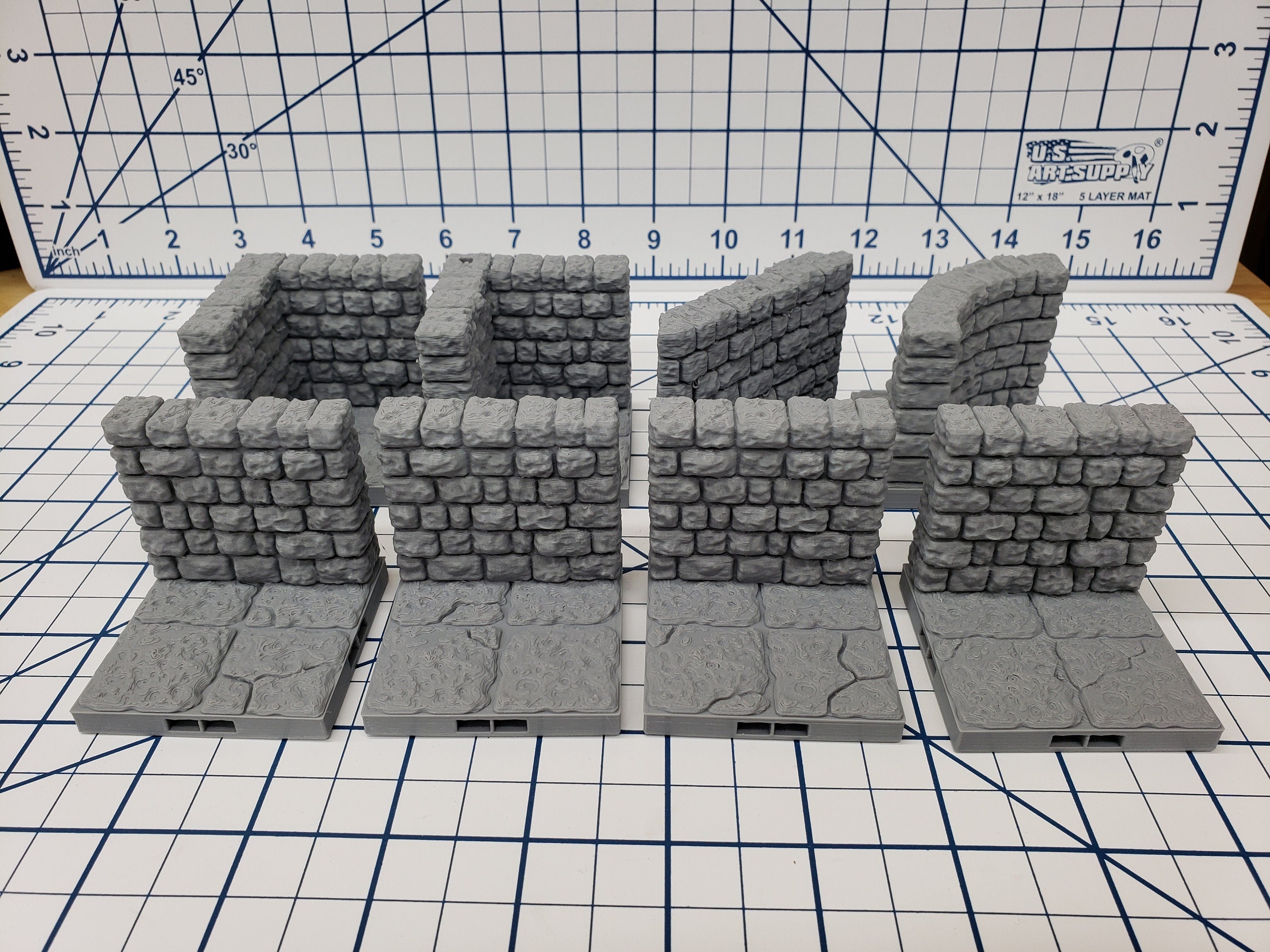 Dungeon Style - Walls - DragonLock - DND - Pathfinder - RPG - Dungeon