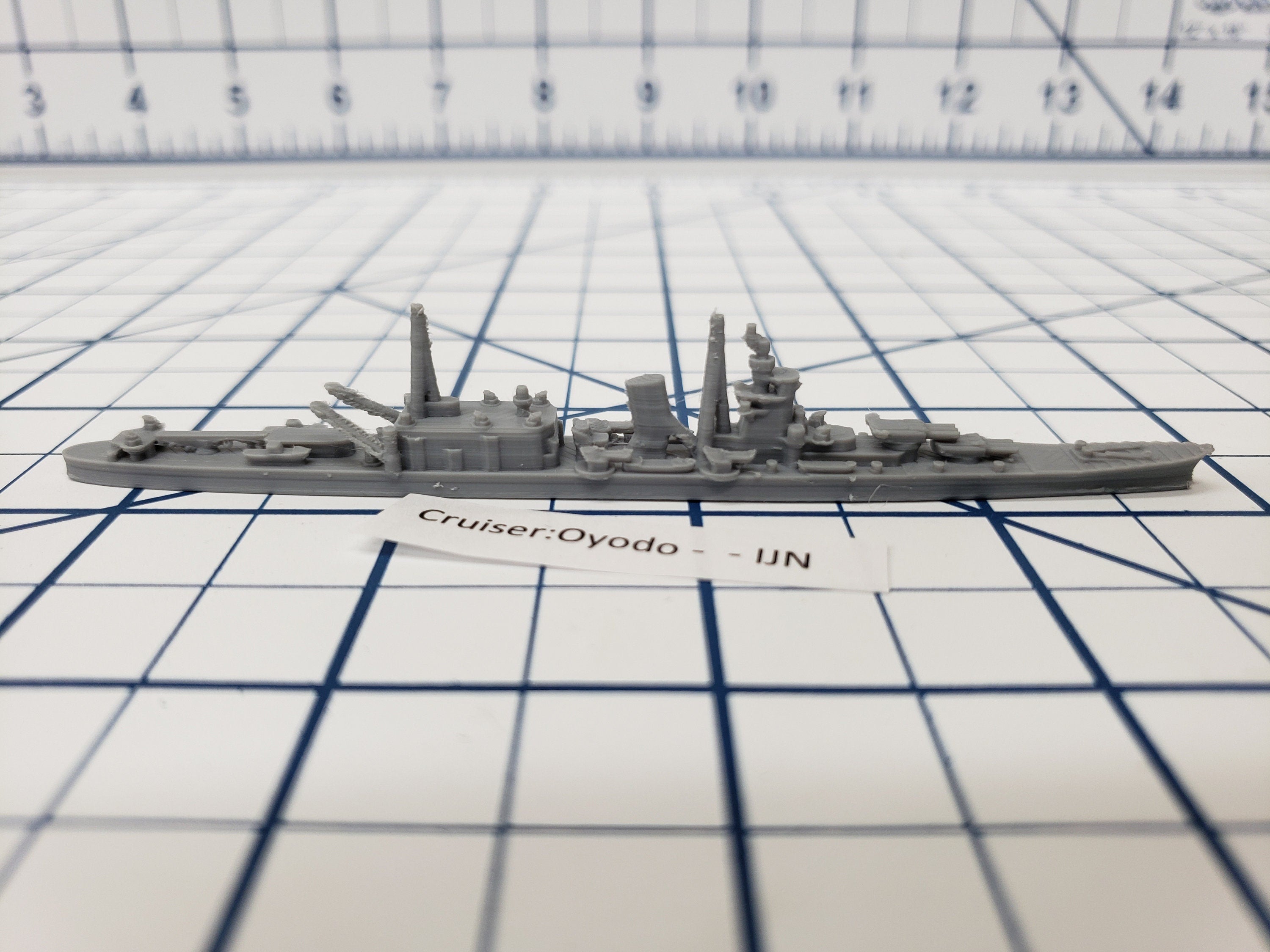 Cruiser - Oyodo - IJN - Wargaming - Axis and Allies - Naval Miniature
