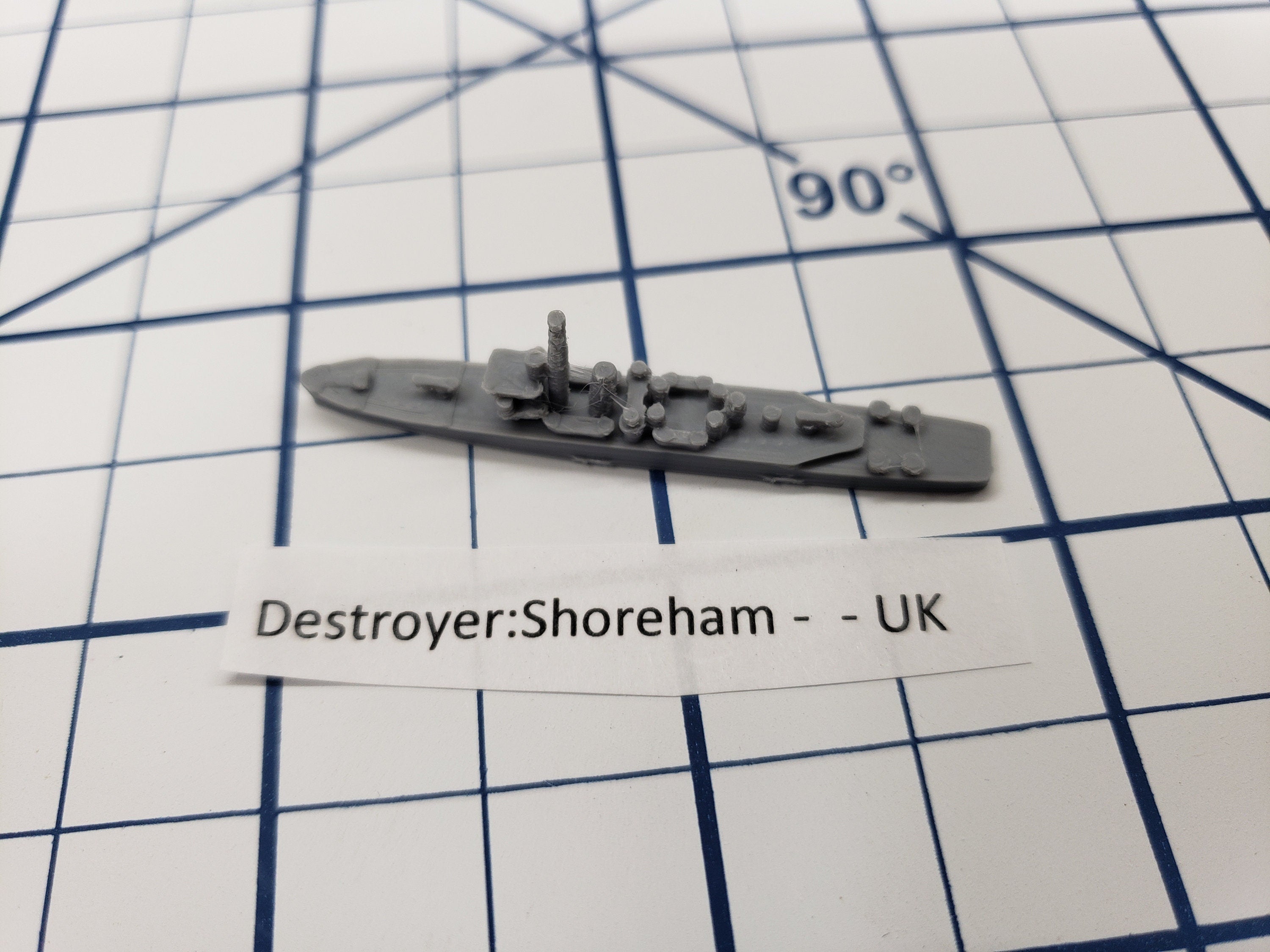 Destroyer - Shoreham Class - Royal Navy - Wargaming - Axis and Allies