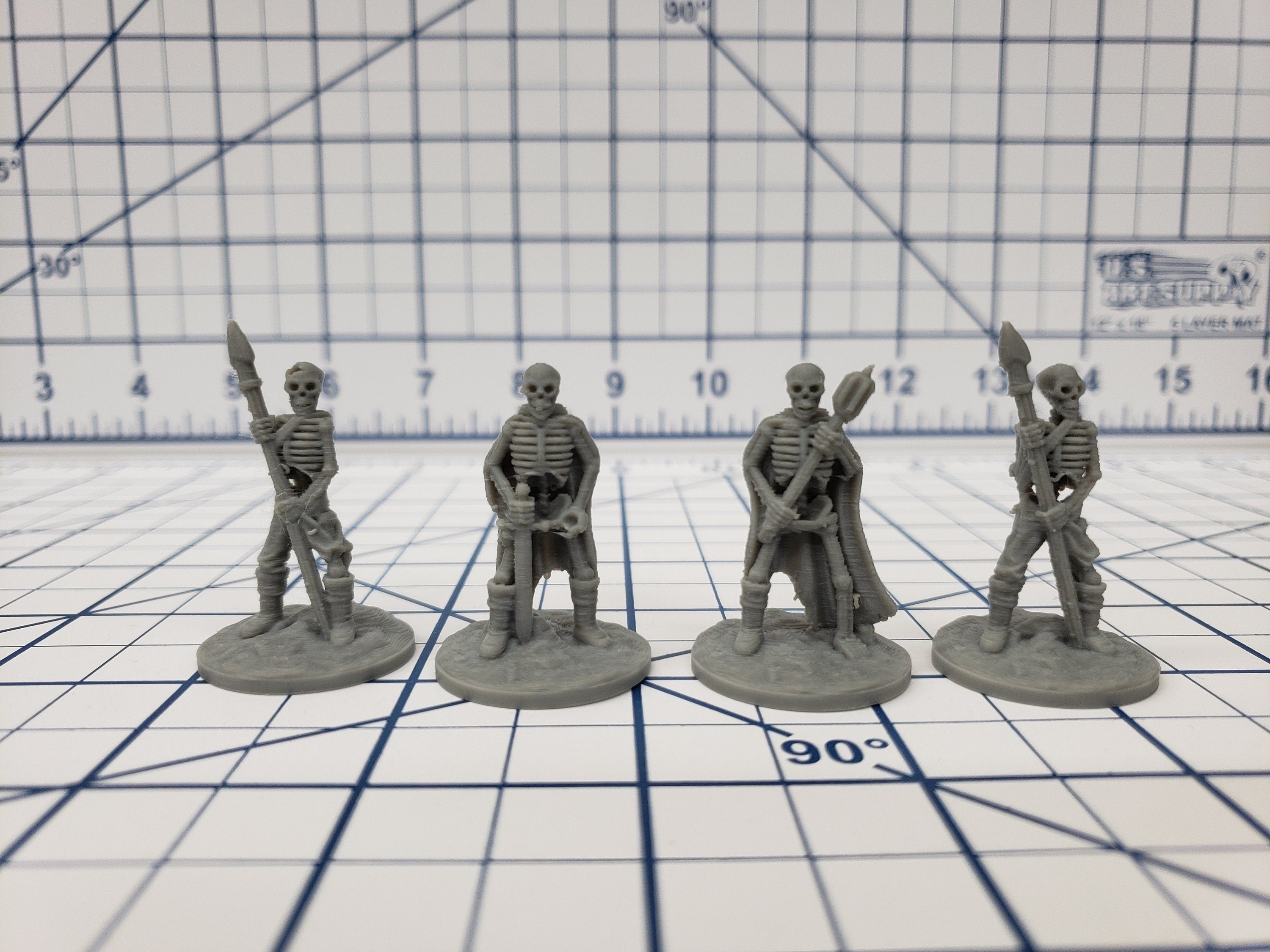 Skeleton Miniatures Sets - DND - Pathfinder - RPG - Dungeon & Dragons