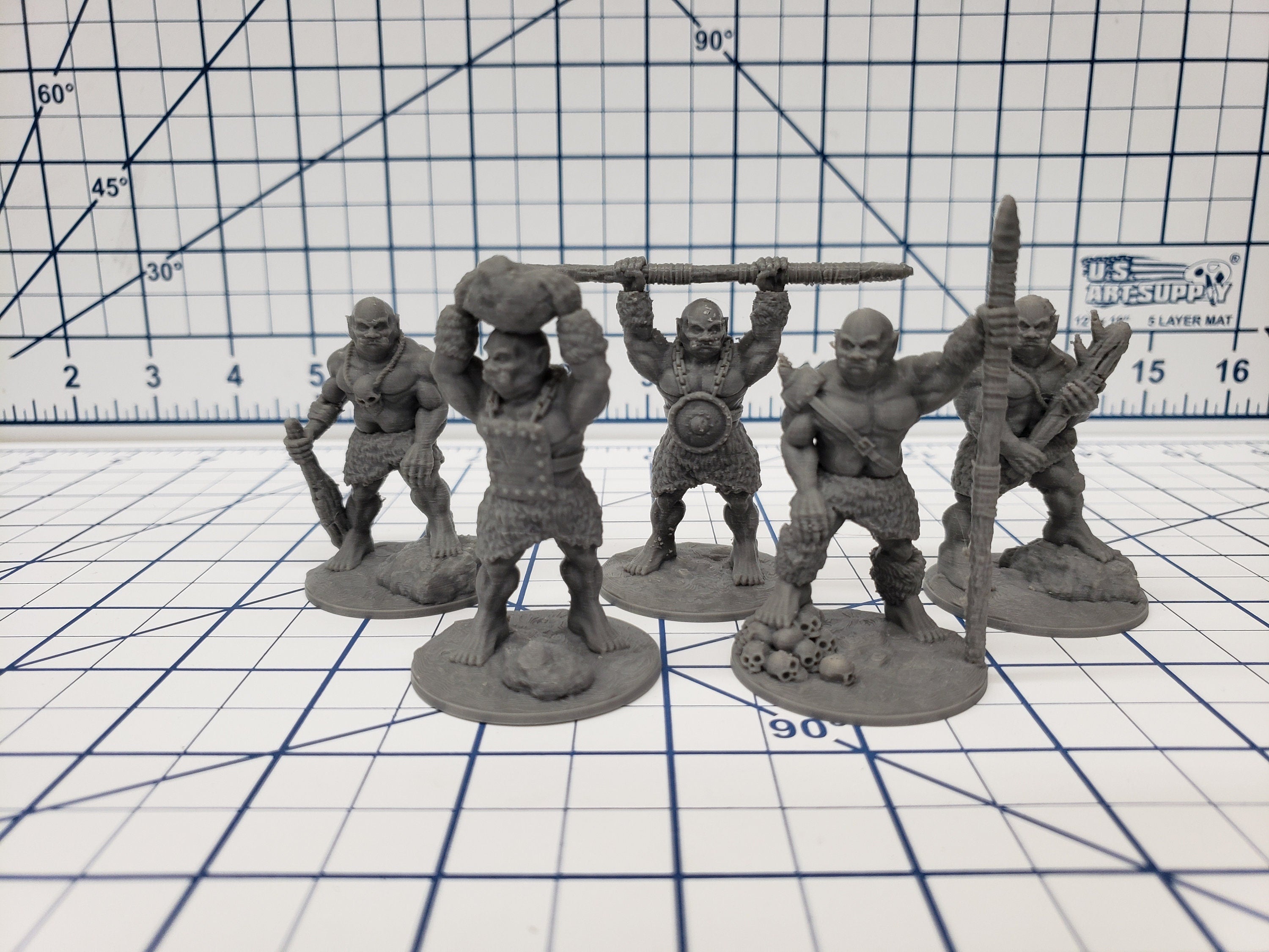 Ogre Warband - DND - Pathfinder - RPG - Dungeon & Dragons - Miniature