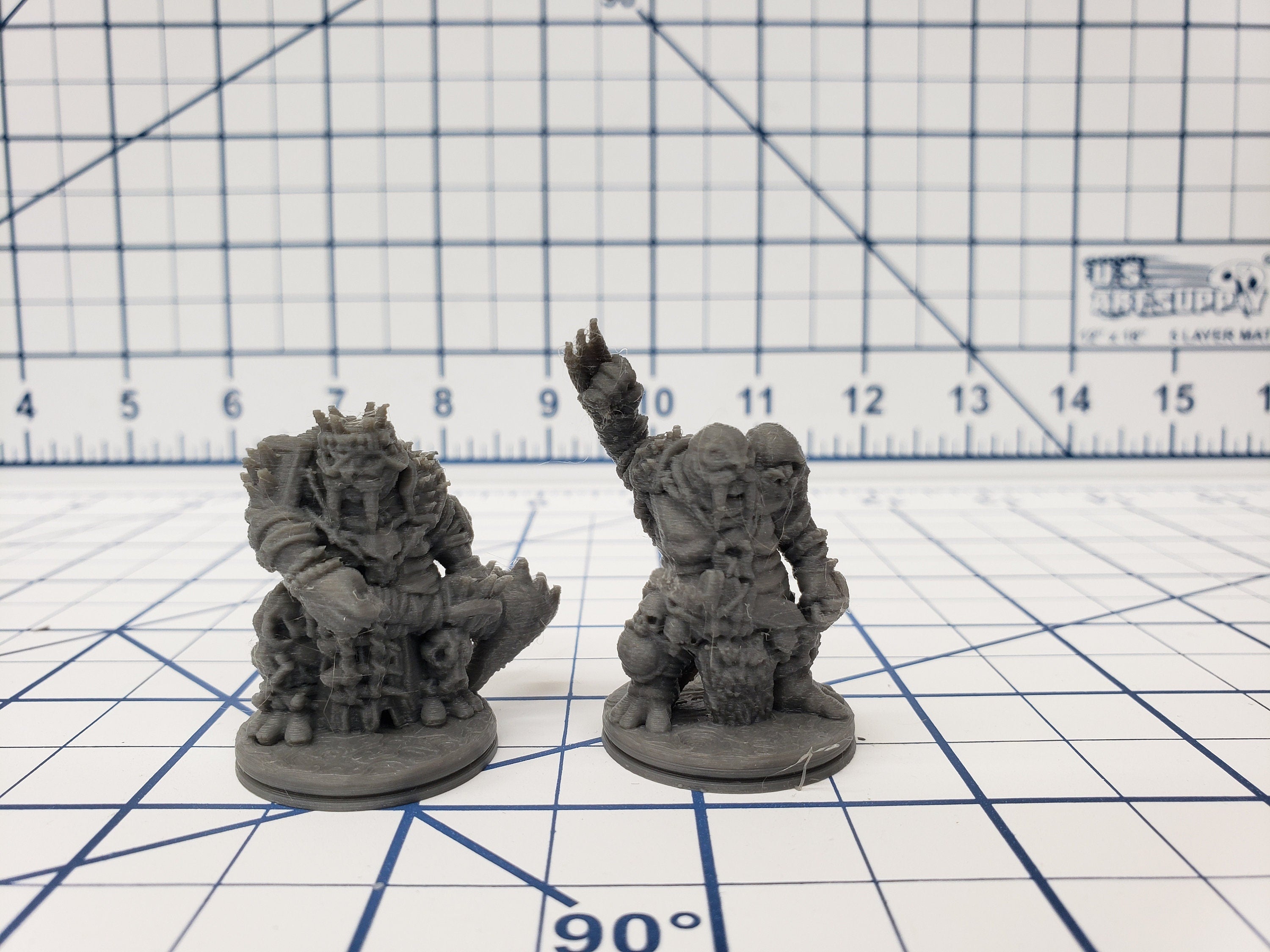 Wilds of Wintertide - Walrus Folk Set of 2 Minis - DND - Pathfinder