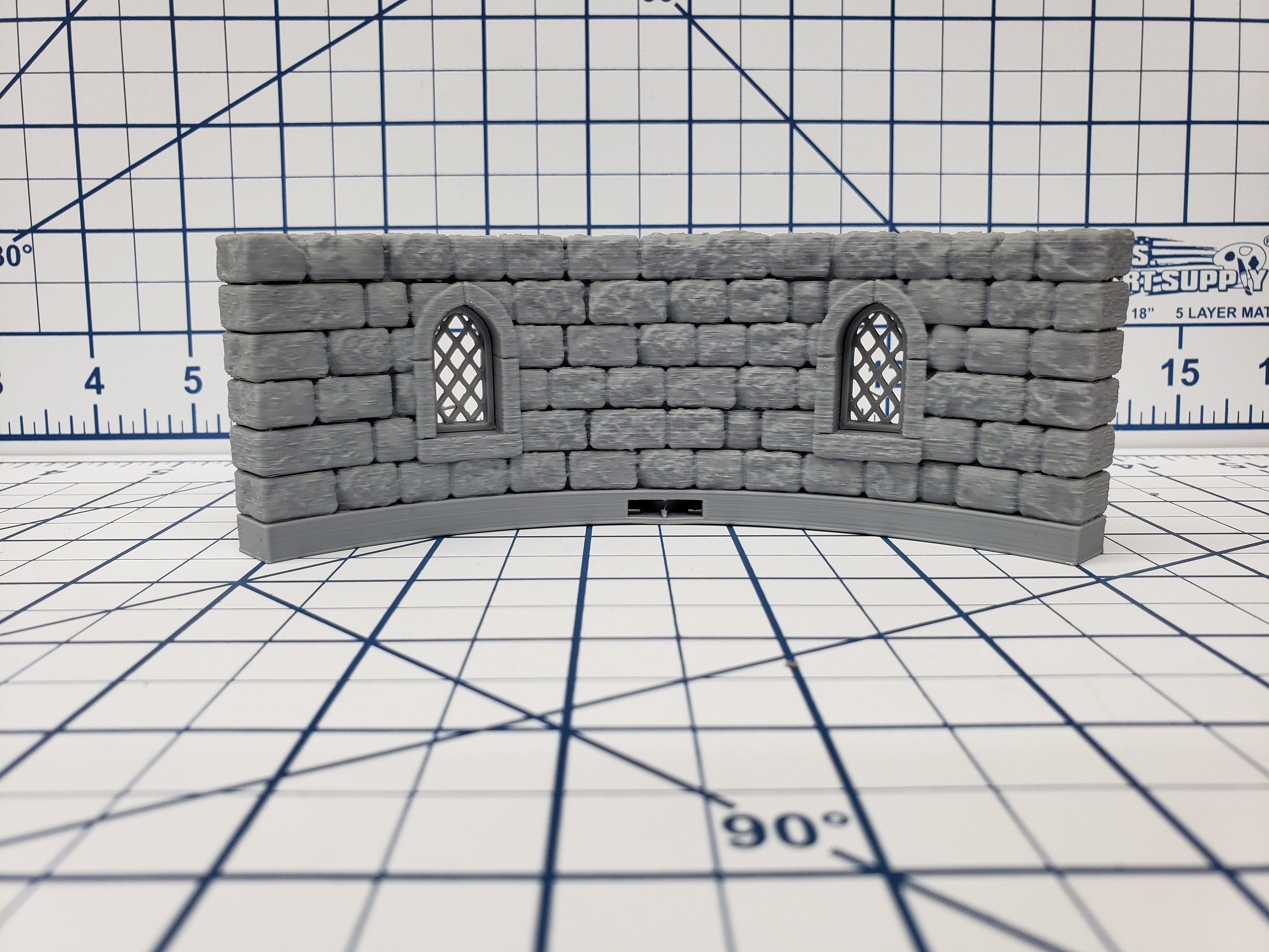 Castle Style - Round Tower Walls - DragonLock - DND - Pathfinder - RPG