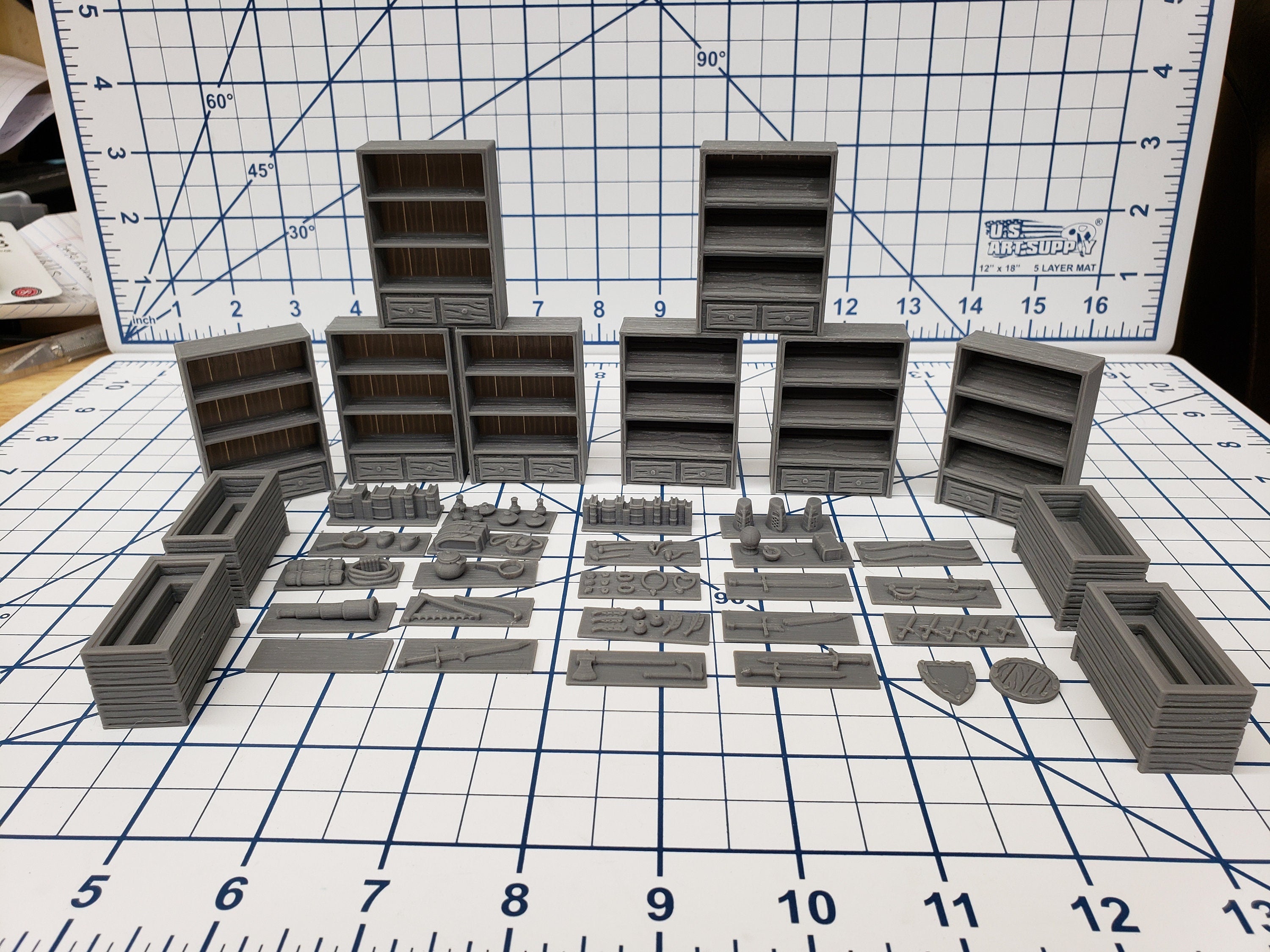 Large General Goods Store Set - Hero's Hoard - EC3D - RPG - Tabletop