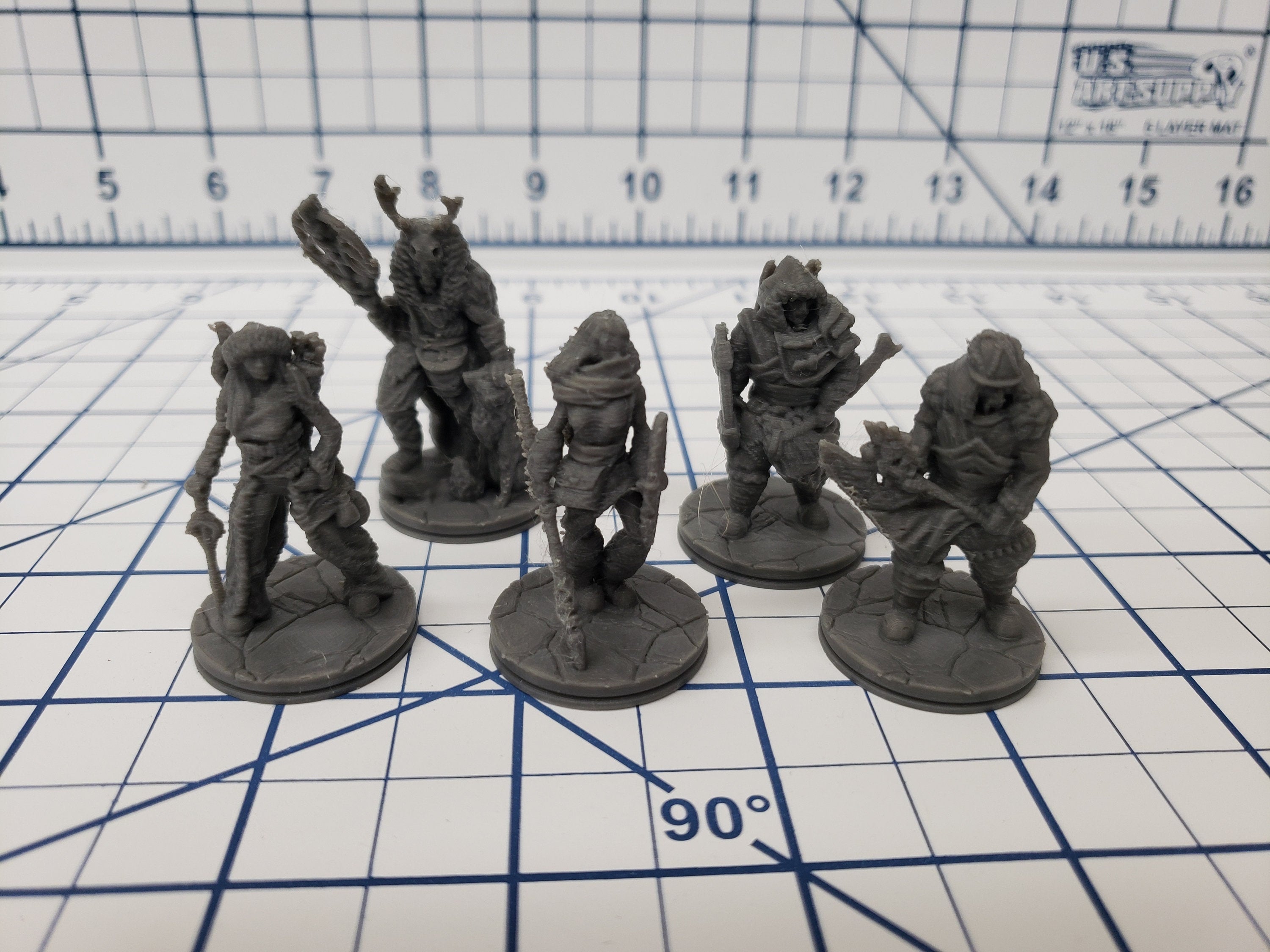 The Wilds of Wintertide - Ice Tribe Minis - Hero's Hoard - DND - Pathf