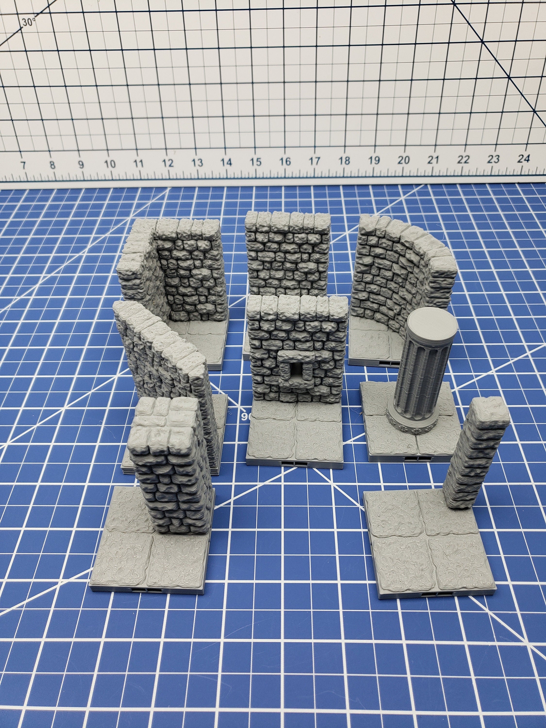 Keep Style - 3" Wall Tiles- DragonLock - DND - Pathfinder - RPG - Dung
