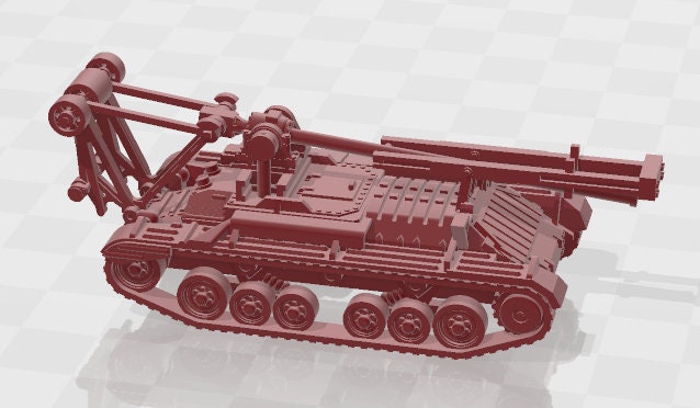 Valentine III Bridgelayer w/ 2 bridges - 1/100 Scale - UK - Tanks- Arm