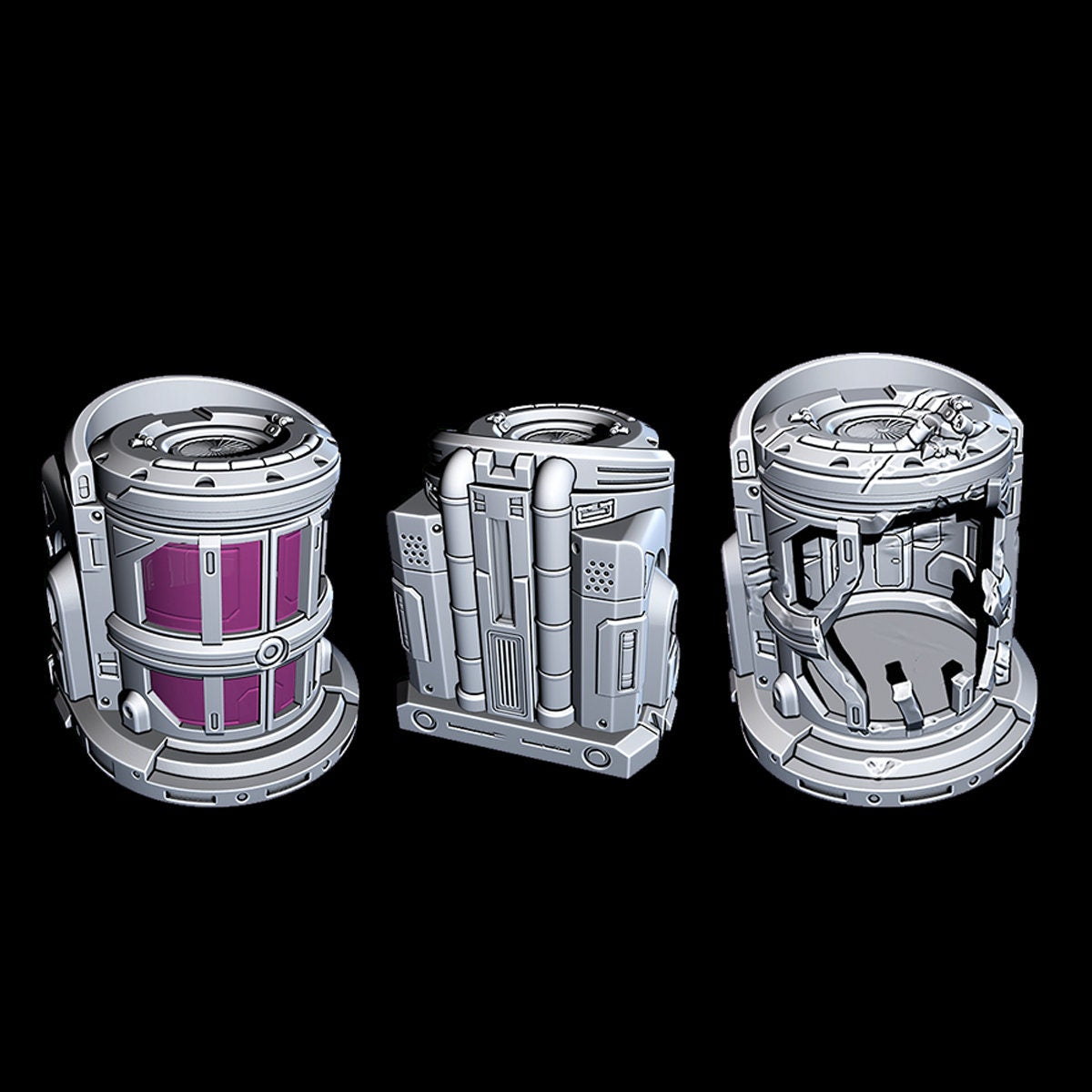 Cryo Holding Chambers - Novus Landing - Starfinder - Cyberpunk - Scien