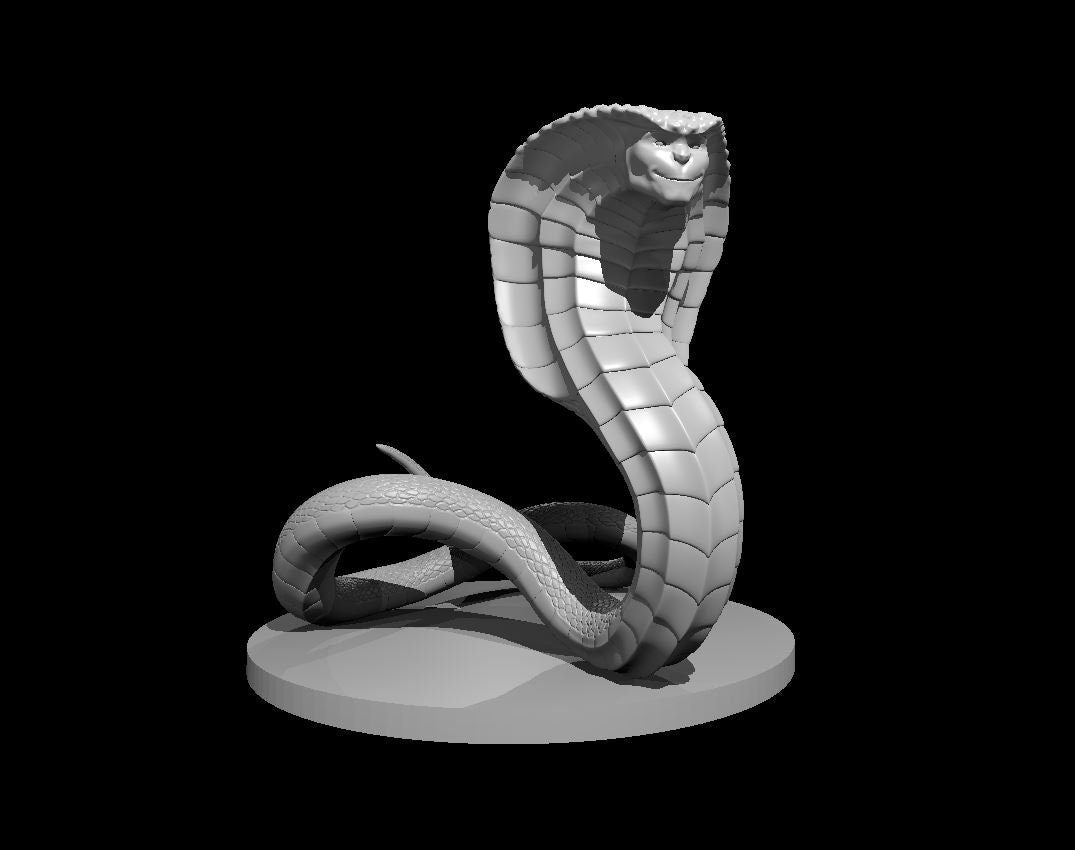 Guardian Naga Mini - DND - Pathfinder - Dungeons & Dragons - RPG - Tab