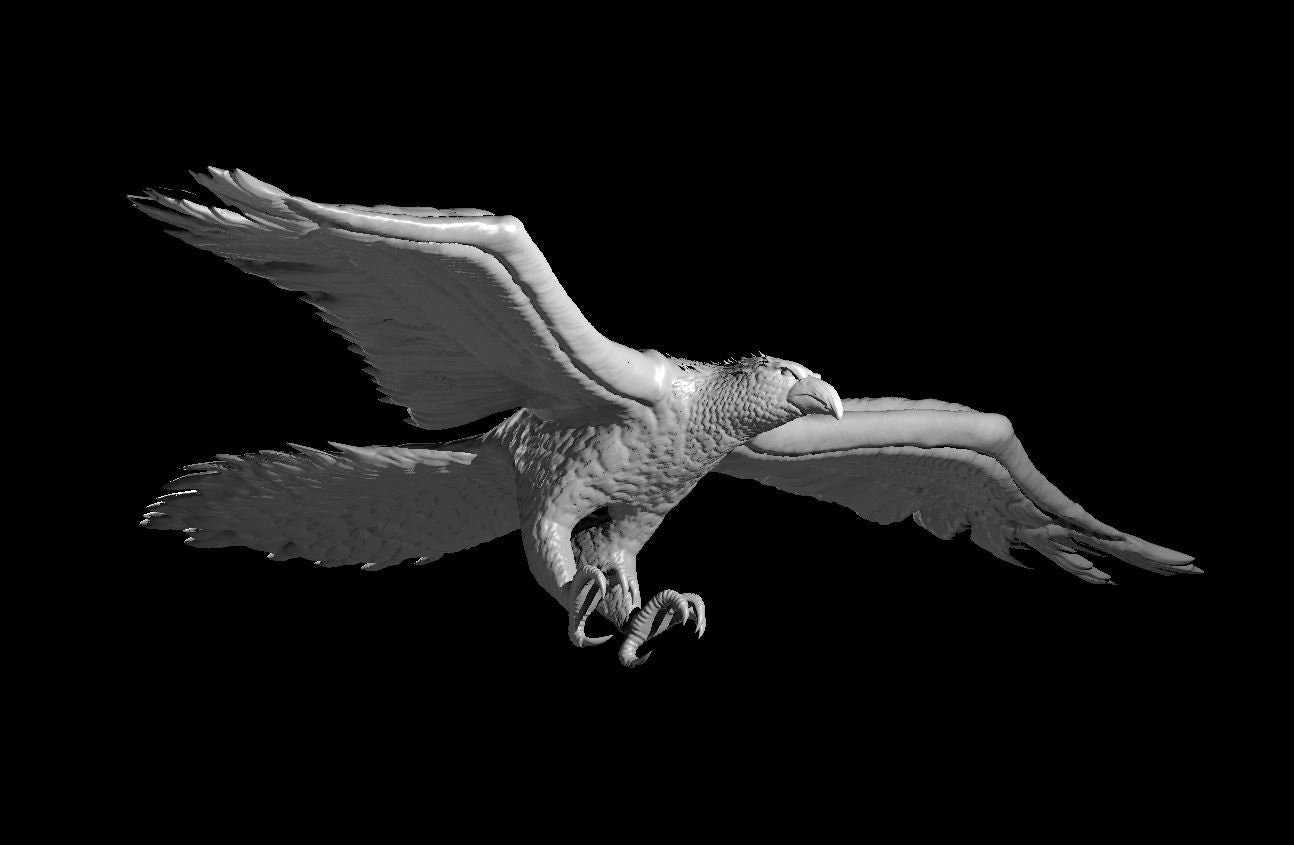 Roc Mini - DND - Pathfinder - Dungeons & Dragons - RPG - Tabletop - mz