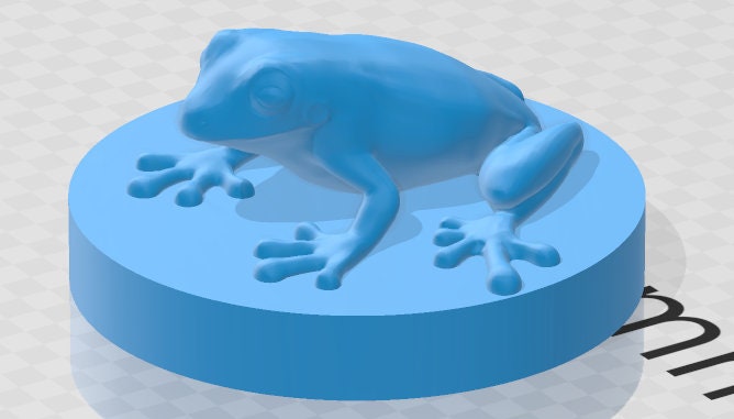 Giant Frog Mini - DND - Pathfinder - Dungeons & Dragons - RPG - Tablet