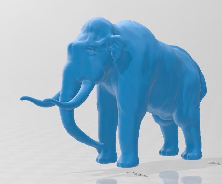 Mammoth Mini - DND - Pathfinder - Dungeons & Dragons - RPG - Tabletop