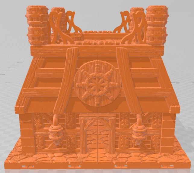 Builders Hall - Dockyards Village - Pathfinder - Dungeons & Dragons -R