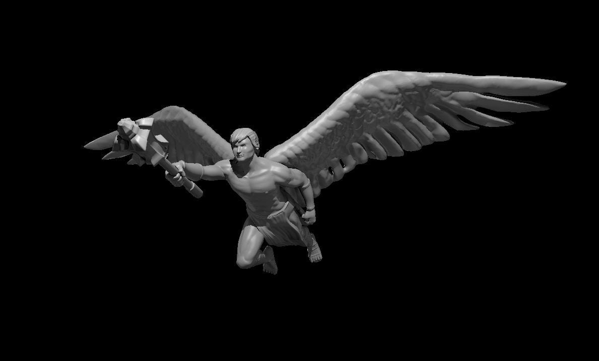 Deva Mini - DND - Pathfinder - Dungeons & Dragons - RPG - Tabletop - m