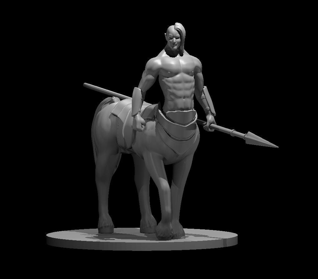 Centaur Male Mini - DND - Pathfinder - Dungeons & Dragons - RPG - Tabl