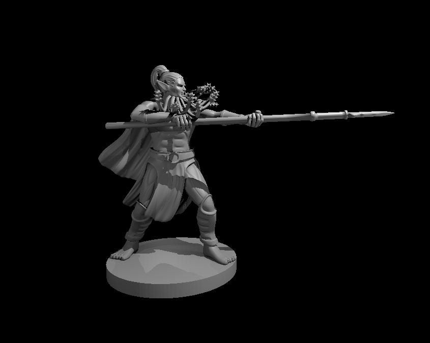 Bearded Devil Mini - DND - Pathfinder - Dungeons & Dragons - RPG - Tab
