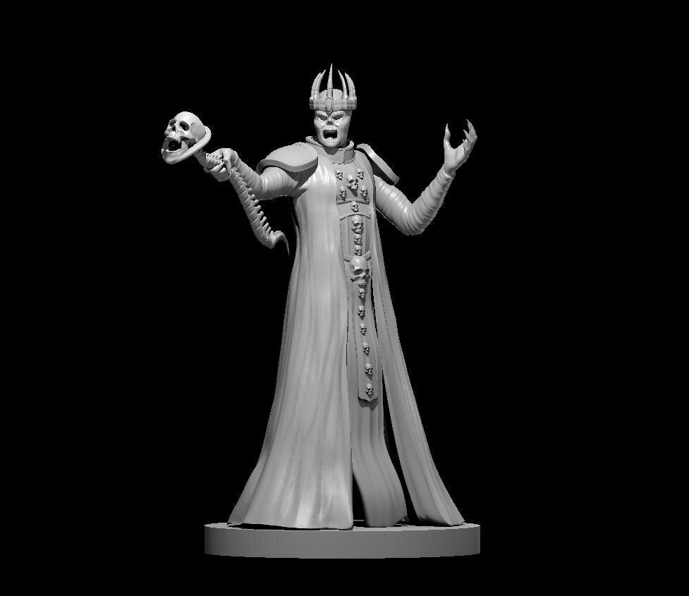 Lich Mini - DND - Pathfinder - Dungeons & Dragons - RPG - Tabletop - m