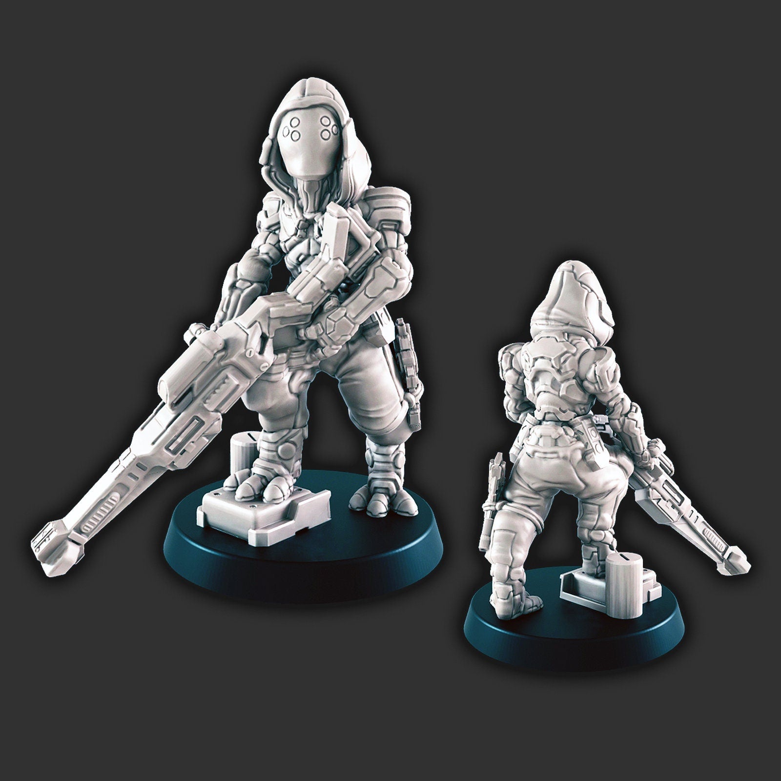 Assassins - Minis - Titus X - DND - Pathfinder - Dungeons & Dragons