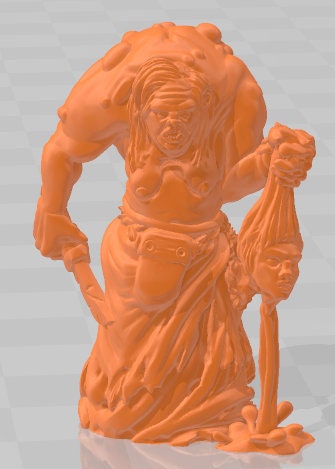 Core Head Hag Mini - Swamp of Sorrows - Pathfinder - Dungeons & Dragon