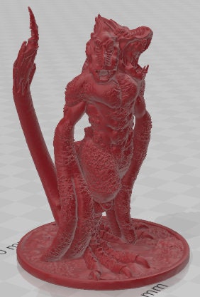 Aether Gorgon Mini - Swamp of Sorrows - Pathfinder - Dungeons & Dragon