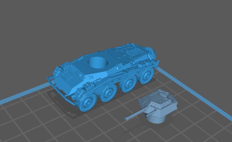 Sdkfz 234 - 1:100 scale - Germany - Tanks - Armored Vehicle - World Of