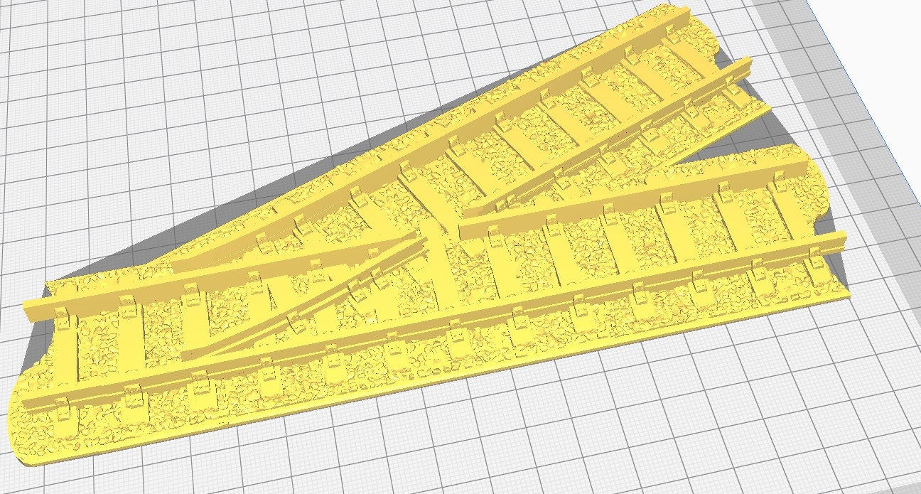 Rail Track System supplementary Y Track Junctions - Great for Table To