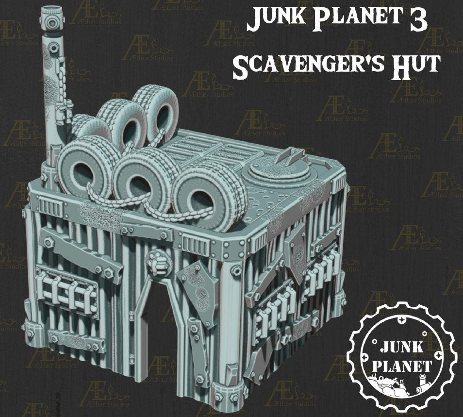 Junk Planet Scavenger Hut -Junk Planet 3 - Scifi - Pathfinder- Dungeon