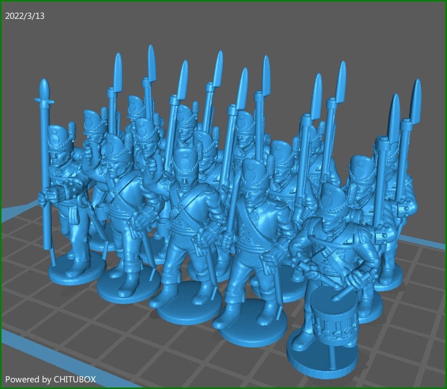 British line 1811-15 - 15 minis - war games and dioramas - historical